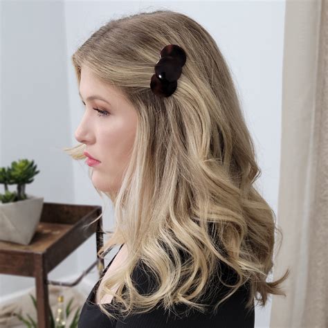 Vintage French Tortoise Shell Overlapping Circles Hair Barrette Jfybrand Vintage French Tortoise Shell Overlapping Circles Hair Barrette Jfybrand