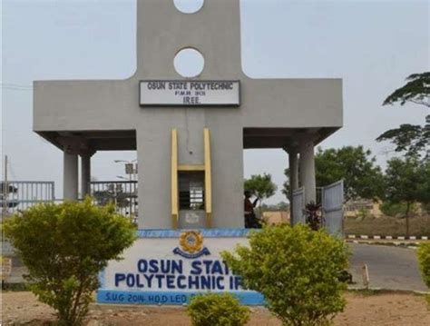 Osun State Polytechnic Iree Opens 20252026 Post Utme Full Admission