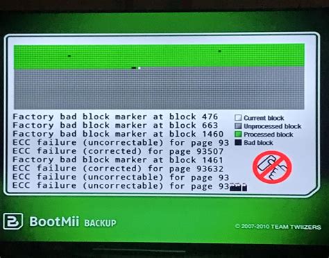 Bootmii Crashing While Processing Blocks Ive Just Tried To Install