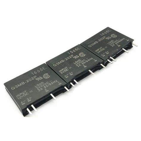 5v 12v 24v Dc Ac Solid State Relay Module G3mb 202p Pcb Sip Ssr Ac 240v 2a Snubber Circuit