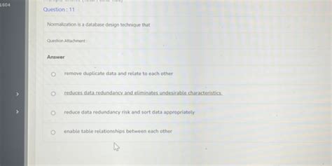 Question Normalization Is A Database StudyX