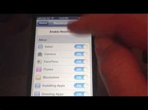 Setup Parental Control For Apple Devices In 2 Minutes IPhone 5 IOS IPod Touch IPad