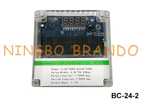 24 Lines Dust Collector Sequential Timer Controller 220vac Input 220vac