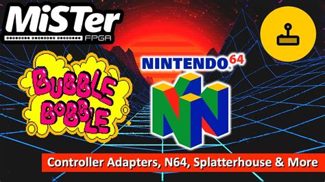 Mister Fpga News Controller Adapters N64 Splatterhouse And More Youtube