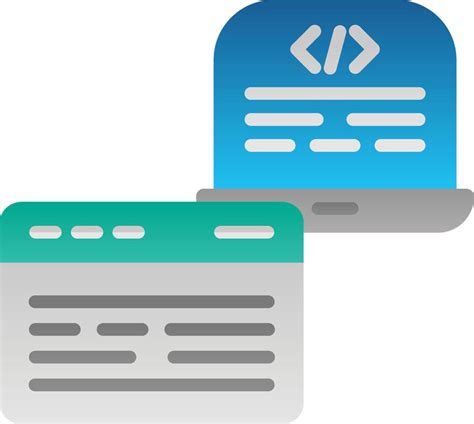 Frontend Development Vector Icon Design 15802311 Vector Art At Vecteezy