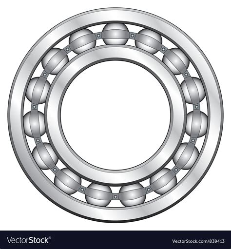 Ball Bearing Royalty Free Vector Image Vectorstock