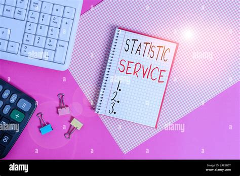 Handwriting Text Statistic Service Conceptual Photo Economic