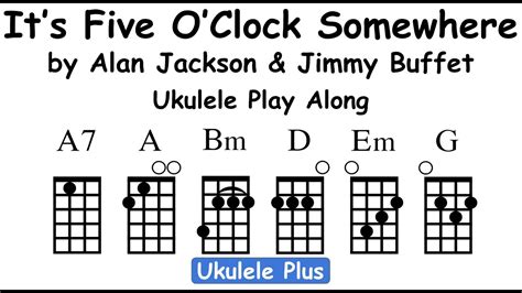 Its Five Oclock Somewhere By Alan Jackson And Jimmy Buffett Ukulele
