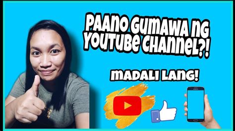 PAANO GUMAWA NG YOUTUBE CHANNEL|gamit ang cellphone(sobrang basic lang)|Mich Cantos - YouTube