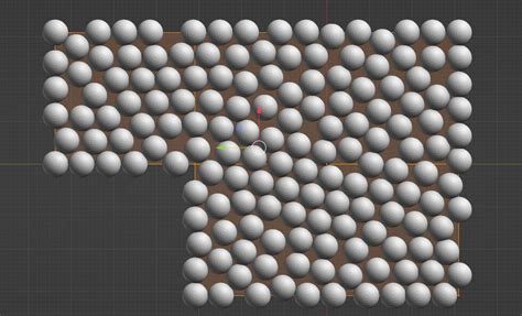 Geometry Nodes Generate Non Overlapping Spheres Having Different Diameters In A Mesh Blender