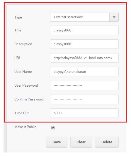 How To Create An External Sharepoint Data Source Claysys Technologies