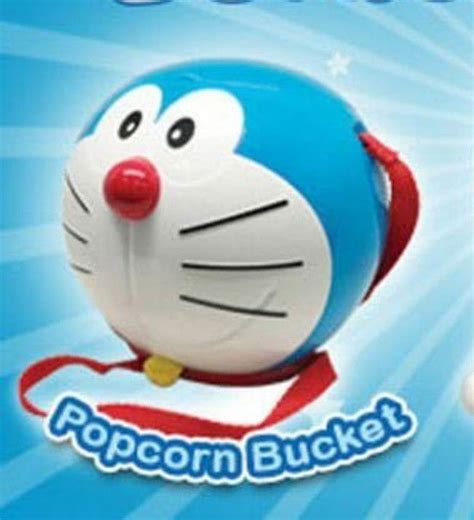 Doraemon Popcorn Bucket Holder Collectible Xiao Ding Dang Hobbies And Toys Toys And Games On Carousell