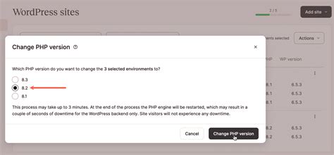 How To Update The PHP Version Of Your WordPress Site