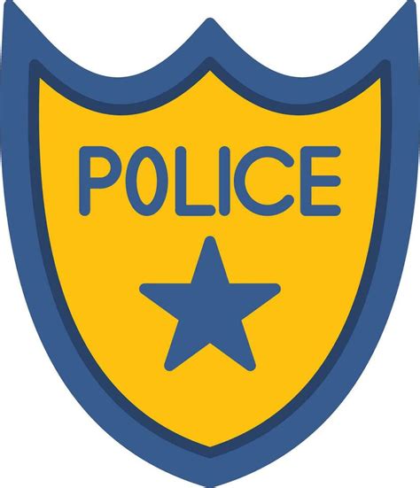 Police Badge Vector Icon 30374995 Vector Art At Vecteezy