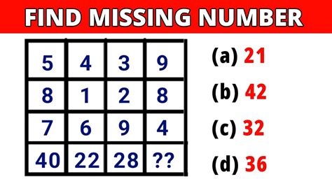 missing number reasoning tricks for ssc bank cgl si cpo chsl railway