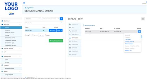 Add Servers To VLAN CaaB