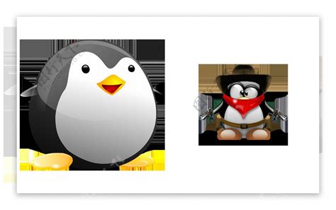 卡通企鹅标志免抠png透明图层图片素材 编号28910288 图行天下