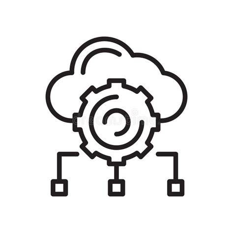 Big Data Icon Vector Sign And Symbol Isolated On White Background Big