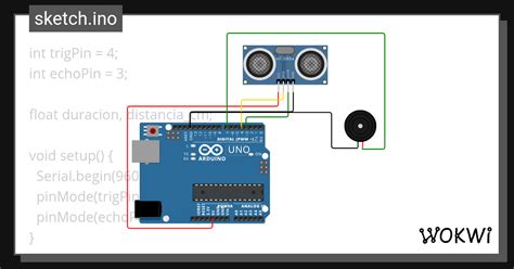 Buzzer Ultrasonico Wokwi Esp32 Stm32 Arduino Simulator