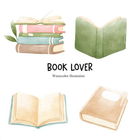 Premium Vector Book Lover Library Vector Illustration