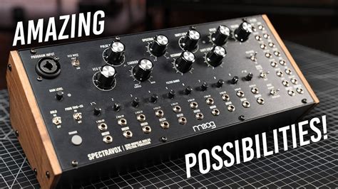 Moog Spectravox Semi Modular Analog Spectral Processor Youtube