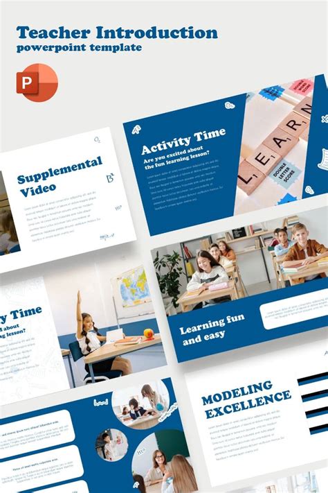 The Powerpoint Presentation Is Displayed In Blue And White