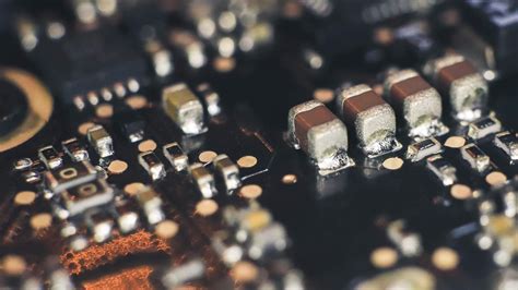 Microprocessor System Manufacture Macro Closeup Surface Seamless Loop 15708574 Stock Video At