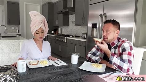 Busty MILF Gets Anal Fuck For Breakfast