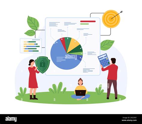 Research And Financial Analytics Data Security Tiny People Holding