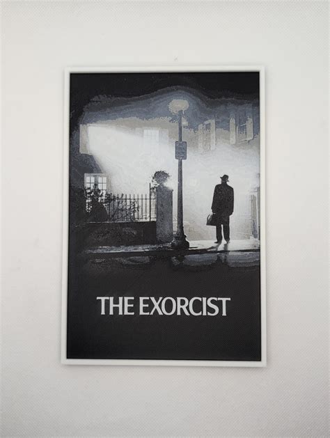 🎬 The Exorcist 1973 Movie Poster・free Stl File For 3d Printing・cults