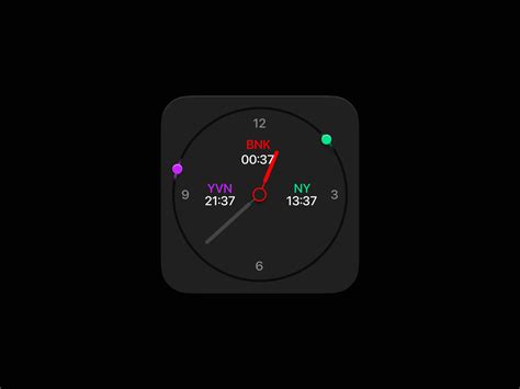 World Clock Ui Concept By Alexander Lygin On Dribbble