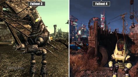 Fallout 3 Vs Fallout 4 Graphics Comparison Ps3 Vs Ps4