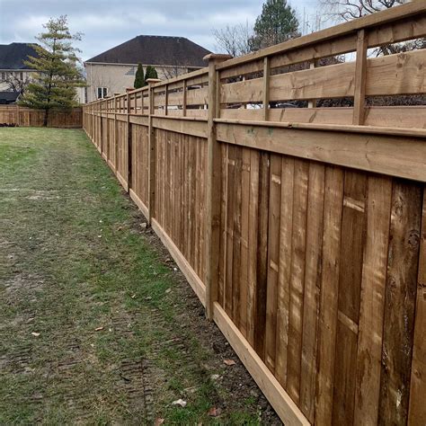 Deck Pressure Treated Fencing Building A Fence Treated Wood