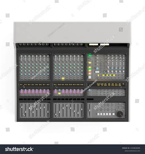 3d rendering solid state logic matrix2 stock illustration 2334830095