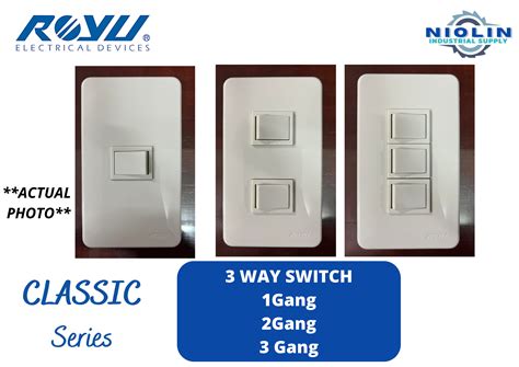Royu 3 Way Classic Series Switches Niolin Industrial Supply