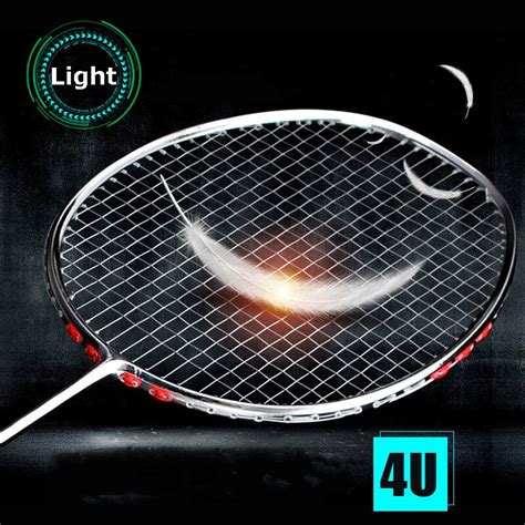 Carbon Badminton Racket Ultra Light 4u Badminton R Grandado