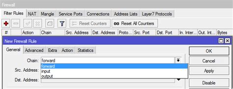 Penjelasan Forward Input Output Pada Mikrotik Cyber Duck