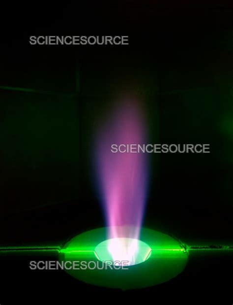 Hydrogen Methane Flame Stock Image Science Source Images