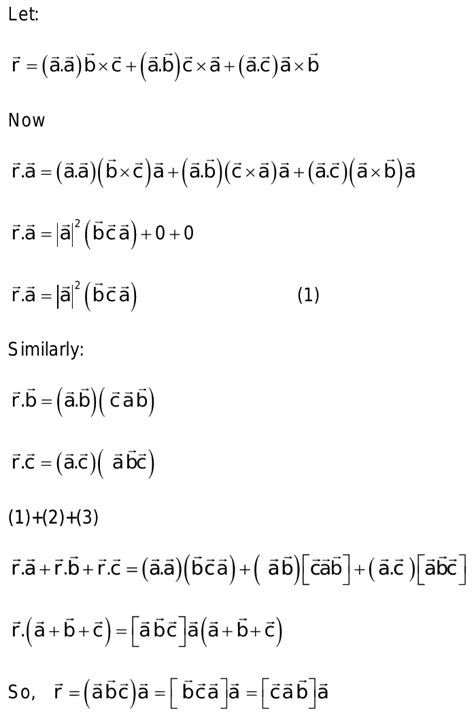 If A B C Are Non Coplanar Vectors Nonzero Vectors The The Value Of Aa Bc Ab Ca Ac Ab Is