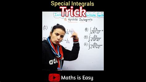 Integration Formula Trick Special Integrals Trick Integration Class