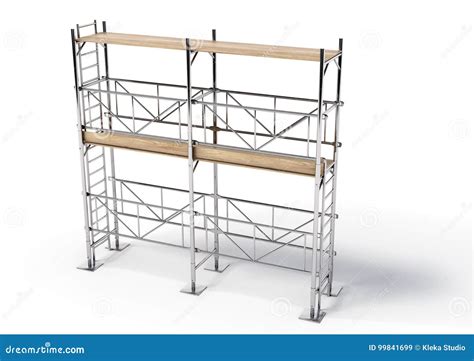 3d Scaffold Stock Illustration Illustration Of Civil 99841699