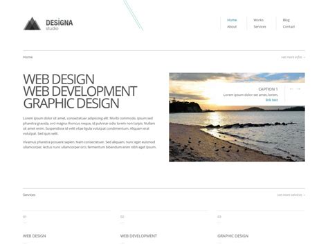 Free HTML CSS Template Designa 2 01 Free HTML Templates Free CSS Templates And More