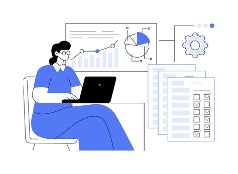 Survey Data Processing Abstract Concept Illustration 47231881 Vector