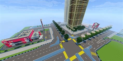 Город мечты Карты для Майнкрафт Minecraft Pe Inside