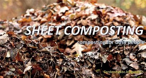 Sheet Composting ~ Aquaponics And Hydroponics Systems