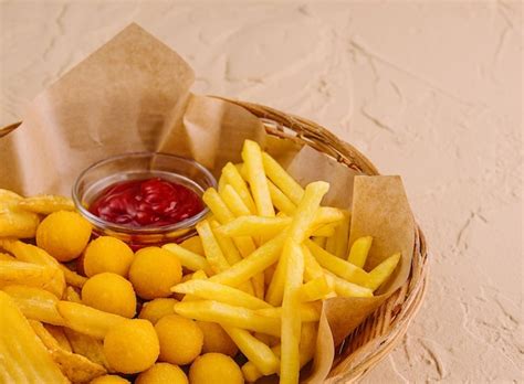 Premium Photo Different Types Of Fried Potatoes Such As French Fries Roast Potatoes And Potato