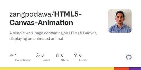 github zangpodawa html5 canvas animation a simple web page