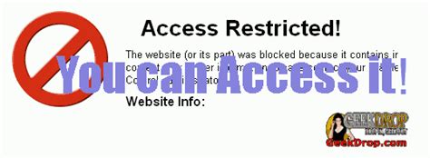 How To Bypass Blocked Website To Access Them Facebook Helping Hand