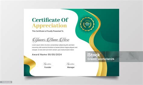 고급 패턴 졸업장 벡터 일러스트 레이 션 템플릿과 성취의 현대 인증서 0명에 대한 스톡 벡터 아트 및 기타 이미지 0명 고급 공란 Istock