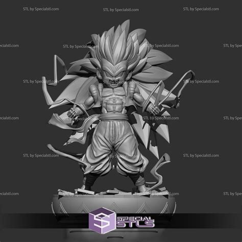 Gotenks Ssj3 Full Power Stl Files Dragonball Specialstl